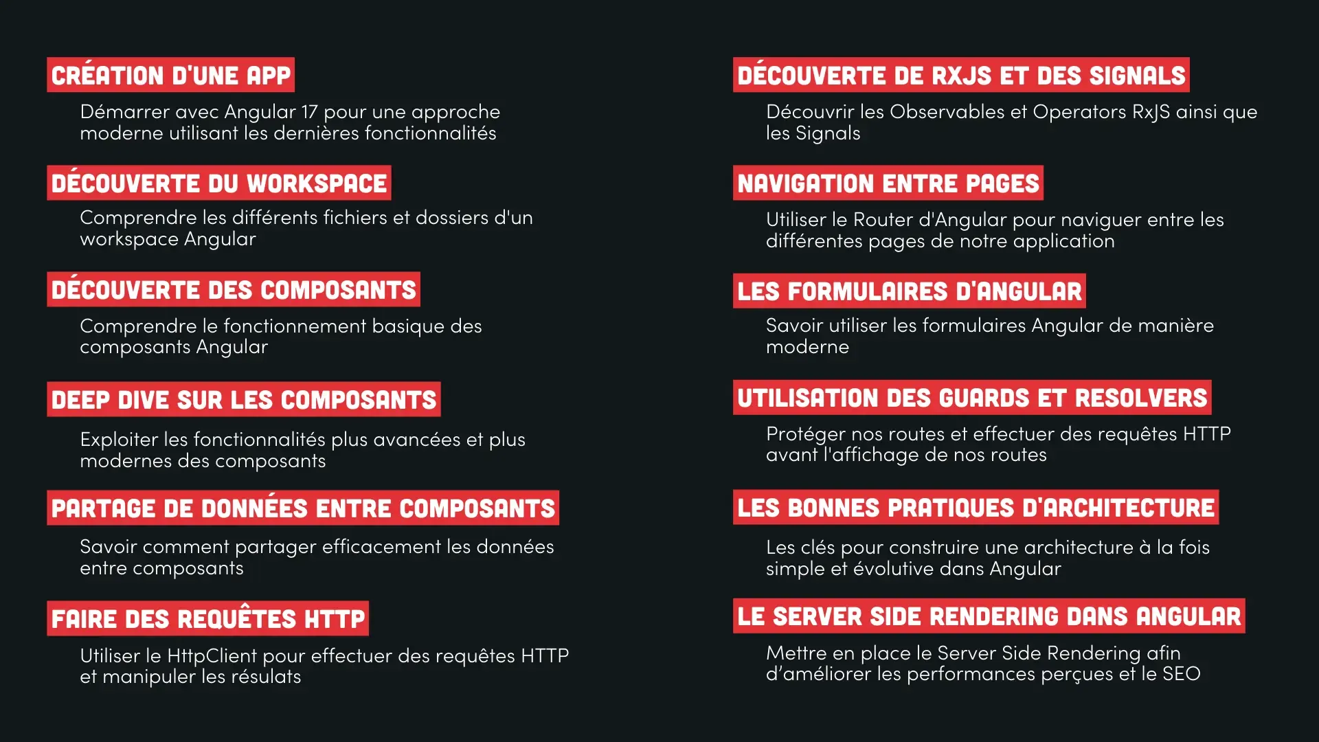 Devenez Autonome sur Angular | Bonjour Angular